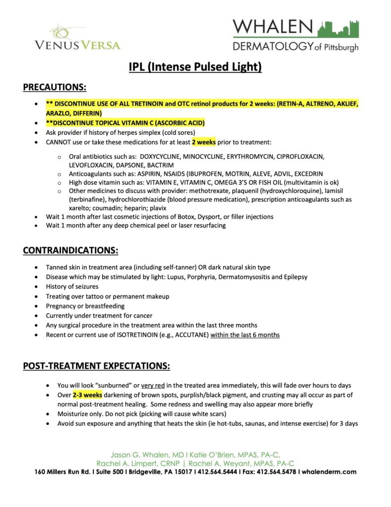 Patient Forms | Whalen Dermatology of Pittsburgh